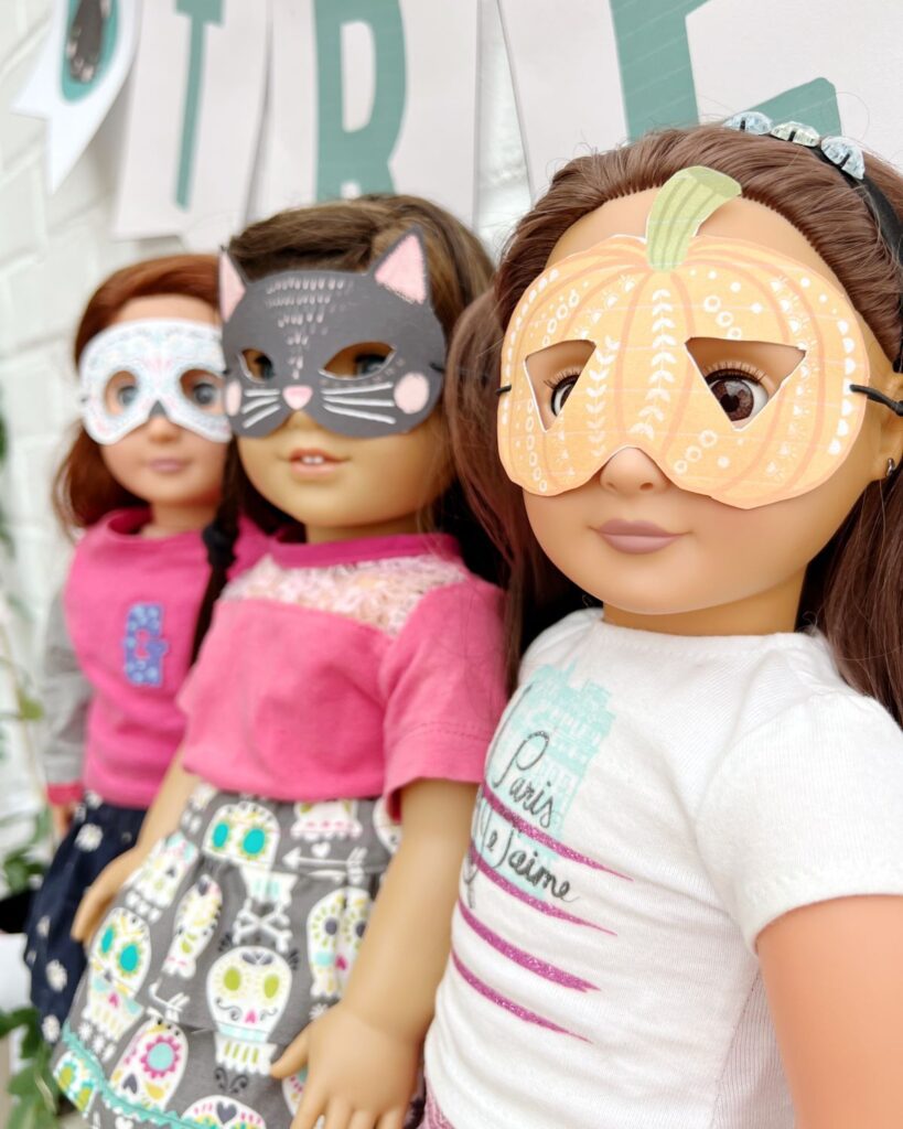 Cute Halloween masks for your dolls - Galaxia Dolls